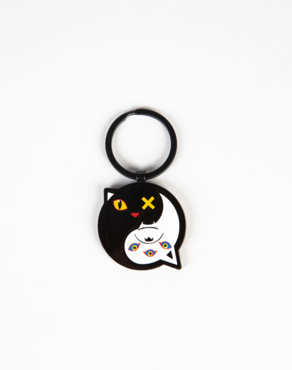 Yin Yang Keychain | Meow Wolf Shop